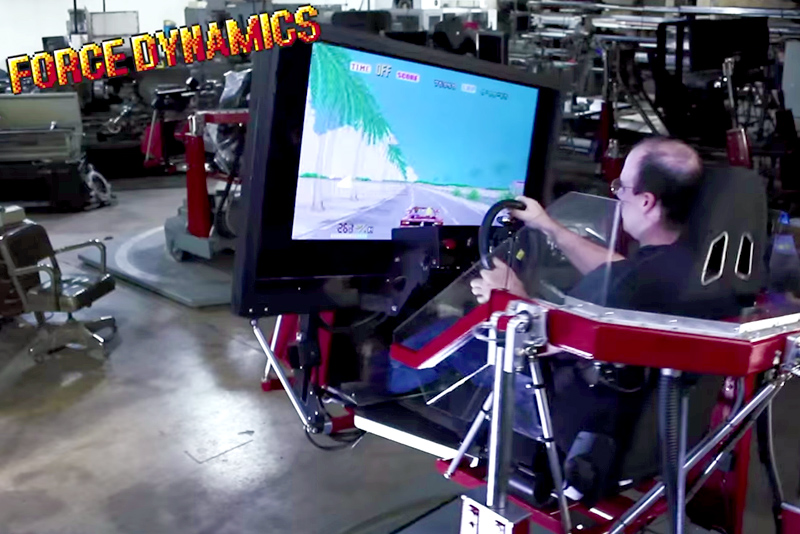 OutRun Gets Upgraded With Full 360 Force Feedback Driving Simulator ...