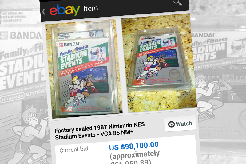 The Rarest & Most Expensive Nintendo NES Game ‘Stadium Events’ Up For ...