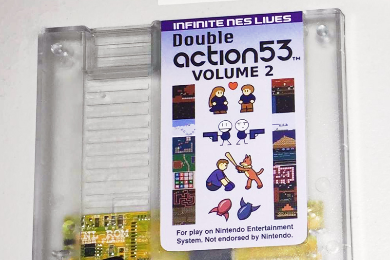 16 in 1 Nintendo NES Homebrew Multi-Cartridge ‘Double Action 53: Volume ...