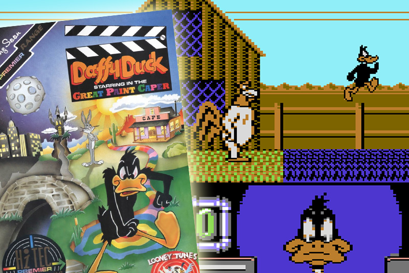 Long Lost Commodore 64 Platformer ‘Daffy Duck And The Great Paint Caper ...