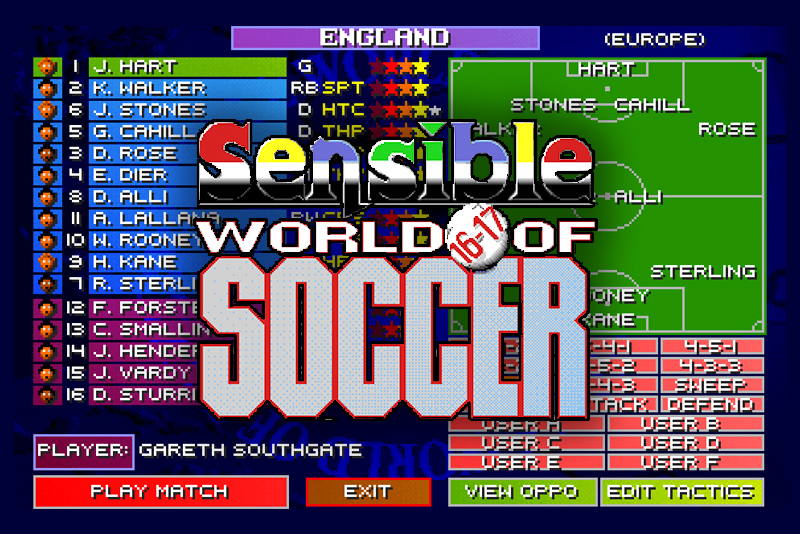 Fans Favourite ‘Sensible World of Soccer’ Gets ‘16/17 Data Update For Commodore Amiga & PC | 16 ...